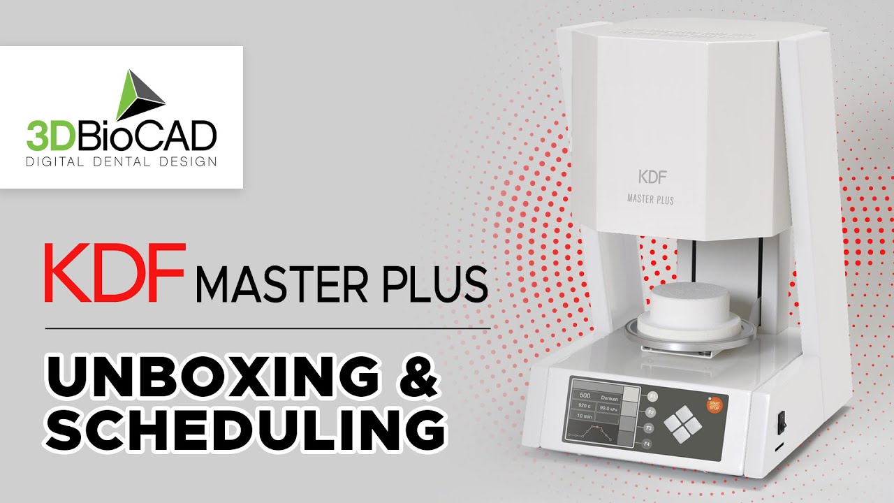 KDF Master Plus l Unboxing & Scheduling a Course l 3DBioCAD - YouTube