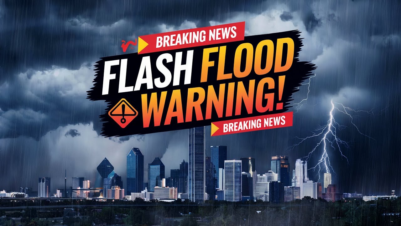 Flash Flood Warning in Dallas-Fort Worth: What You Need to Know! - YouTube