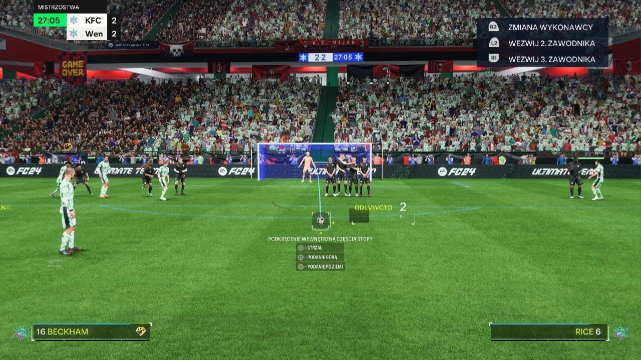 EA SPORTS FC 24 free kick #3 - YouTube
