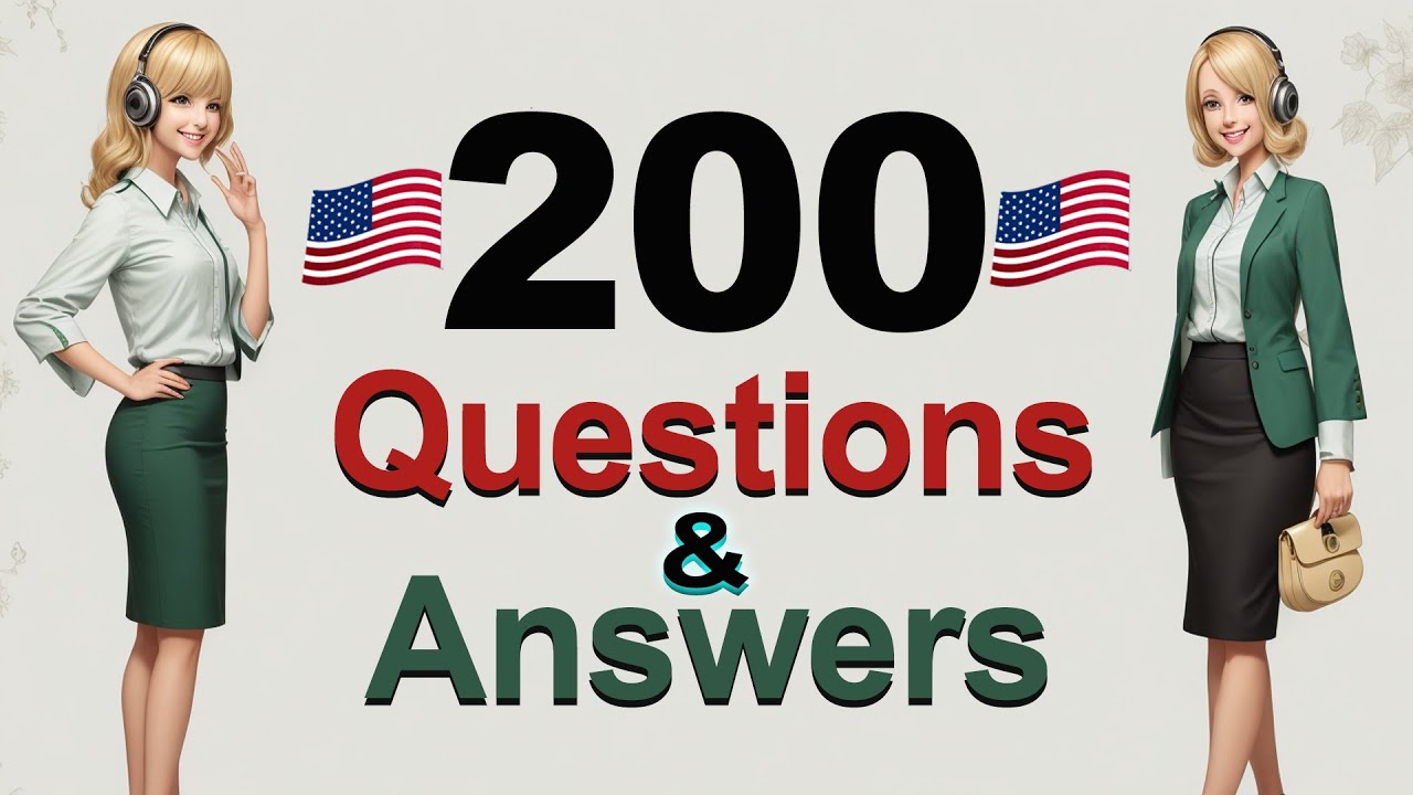 200+ Basic American English Questions and Answers for Beginners - YouTube