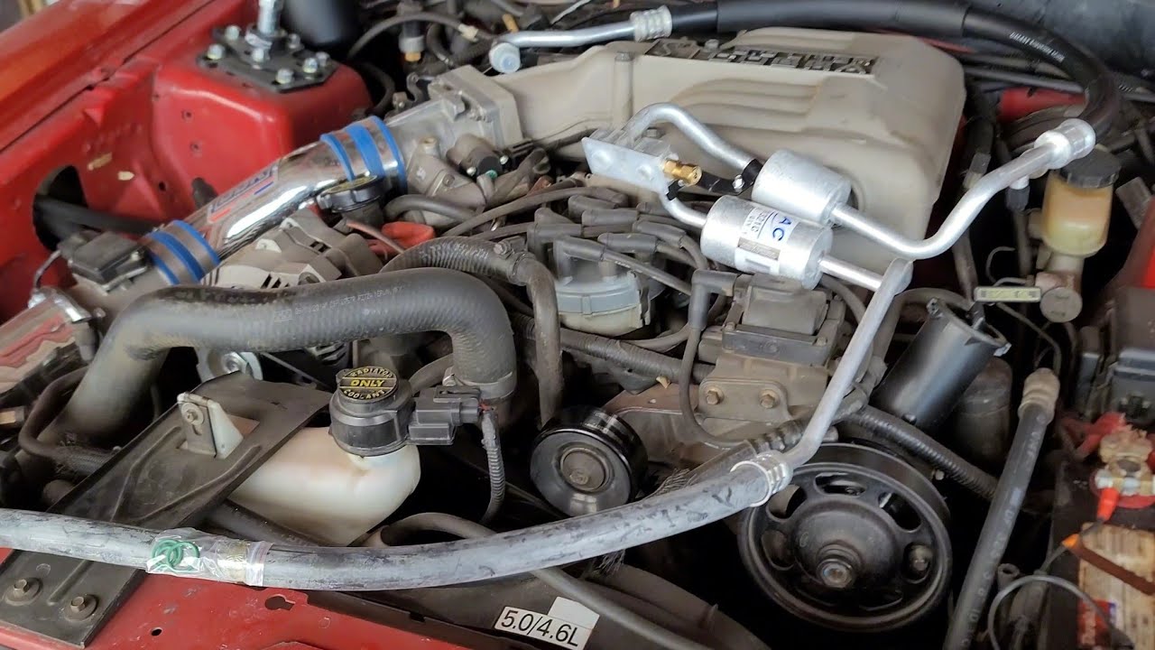 94-95 SN95 Mustang gt A/C system replacement - YouTube