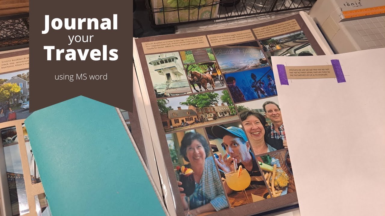 Journal your Travels using MS Word - YouTube