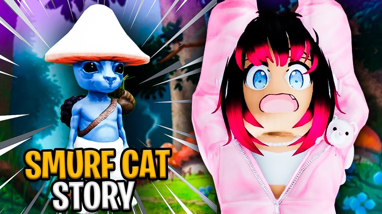 A VERDADEIRA HISTÓRIA DO SMURF CAT!! ROBLOX Smurf Cat Story! ( Yuyu ...