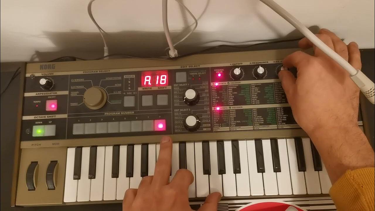 KORG MicroKORG - Guida Veloce [Italiano] Quick Guide [Tutorial] - YouTube