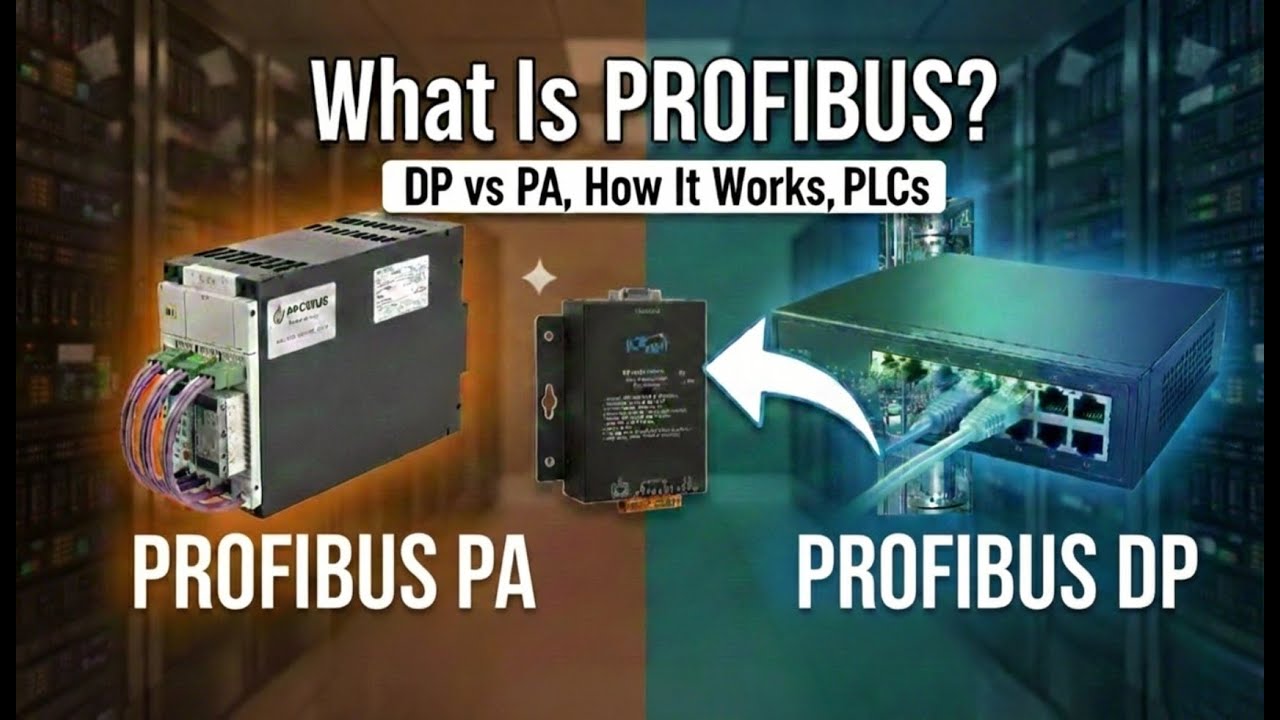What Is PROFIBUS? | DP vs PA, How It Works, and How PLCs Use the PROFIBUS Protocol - YouTube
