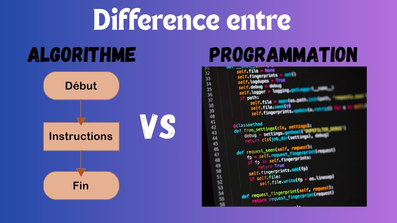 👉 🧠💻 Algorithme vs Programmation : La différence que tout débutant doit ...