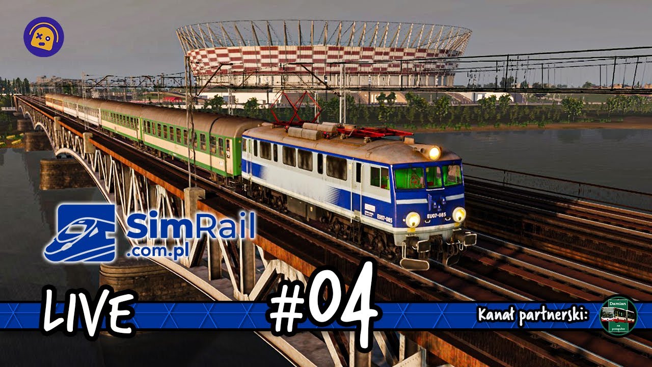 SimRail | 04 | Warszawa - Katowice | służba na EU07 w single player | 📢 ...