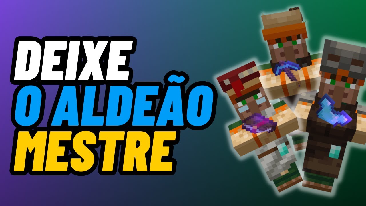 Como Evoluir O Aldeão No Minecraft #minecraftgameplay - YouTube