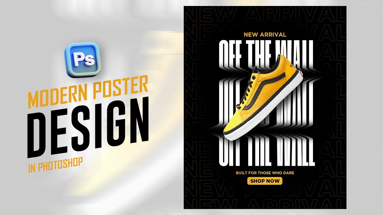 Amazing Typographic poster design in Adobe Photoshop | Typographic ...