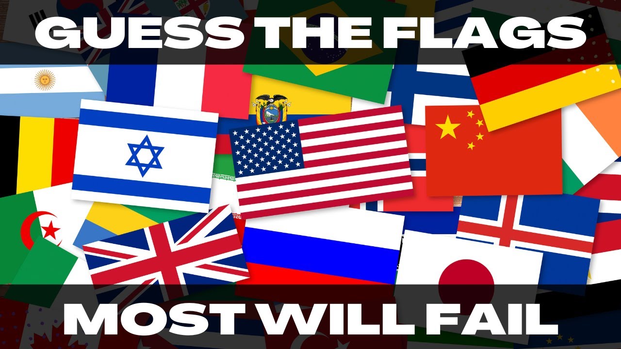CAN YOU GUESS THESE 30 FLAGS? (95% WILL FAIL TO GET ALL 30!) - YouTube