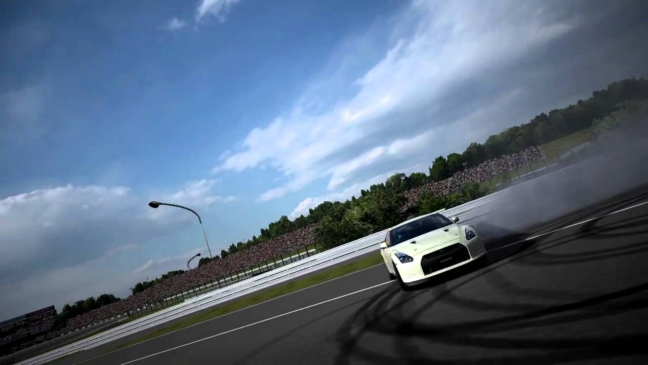 GT5 NISSAN GTR R35铃鹿赛道漂移 - YouTube