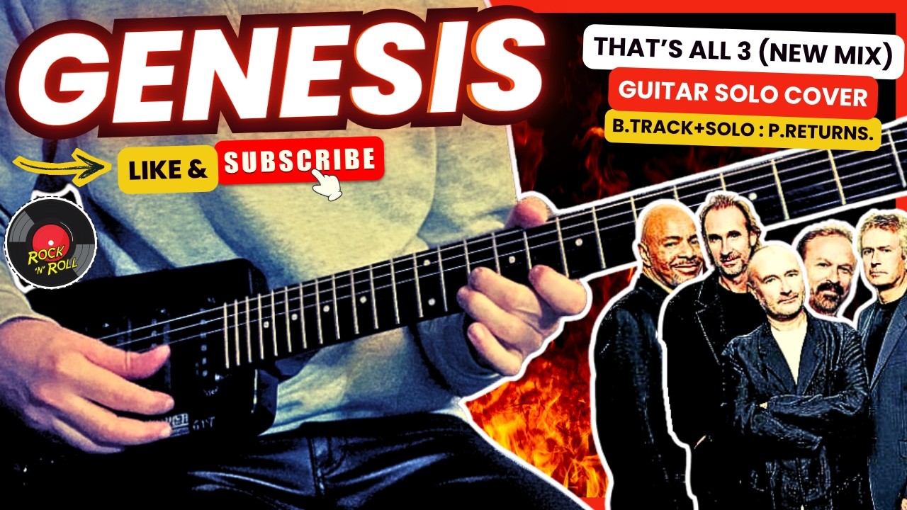 Genesis : that's all - guitar solo 2, cover, tribute to the 87-90 ...