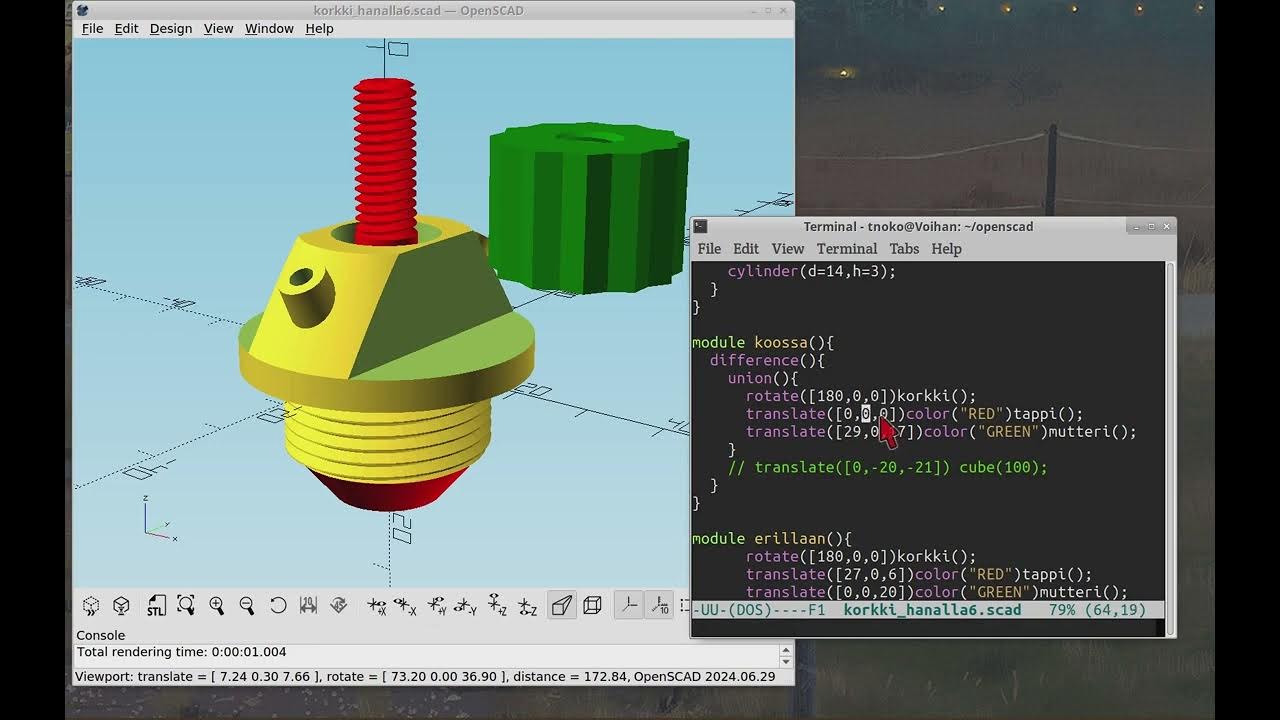 Improving OpenSCAD with 10 lines of Elisp - YouTube