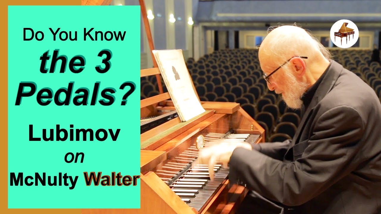 Alexei Lubimov on McNulty fortepiano Walter with Black Keyboard & Knee ...