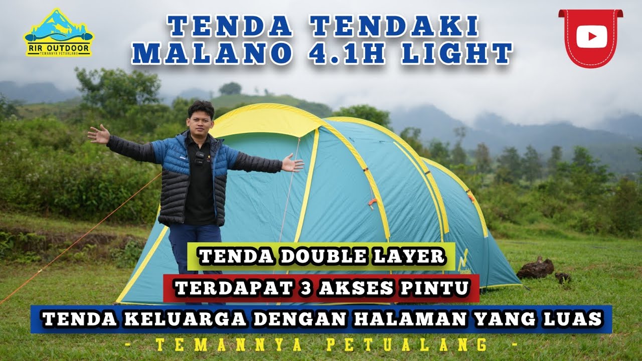 REVIEW LENGKAP TENDA TENDAKI MALANO 4.1H LIGHT | ULAS BARANG ALA RIR ...