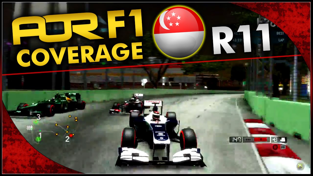 F1 2013 | AOR F1 Live Coverage: S10 Round 11 - Singapore GP (w/ xMattyG ...