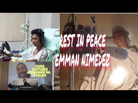EMMAN NIMEDEZ, VLOGGER PUMANAW NA | RIP EMMAN || Aijul Showbiz Updates ...