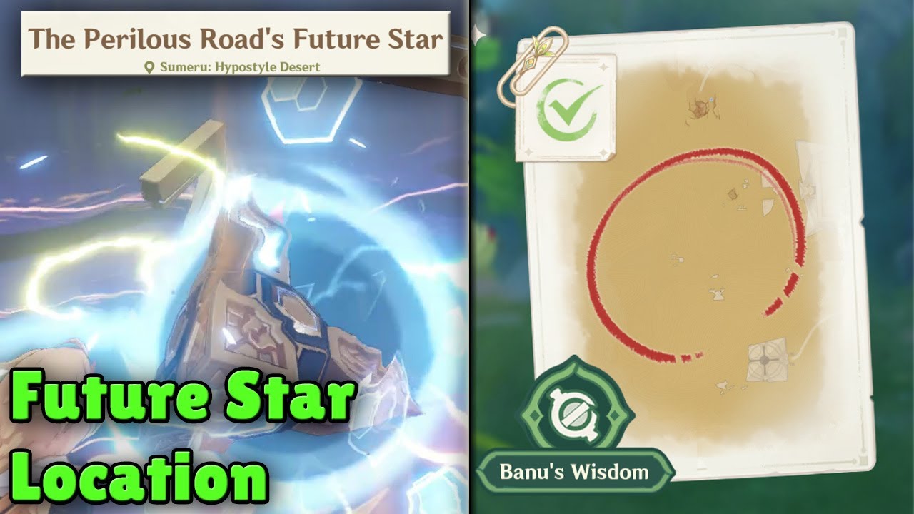 The Perilous Road's Future Star Location- Genshin Impact 3.1 Star ...