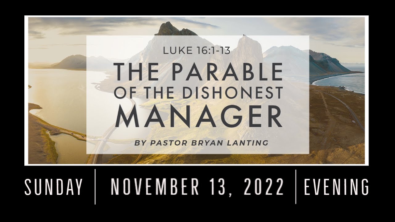 The Parable of the Dishonest Manager - YouTube