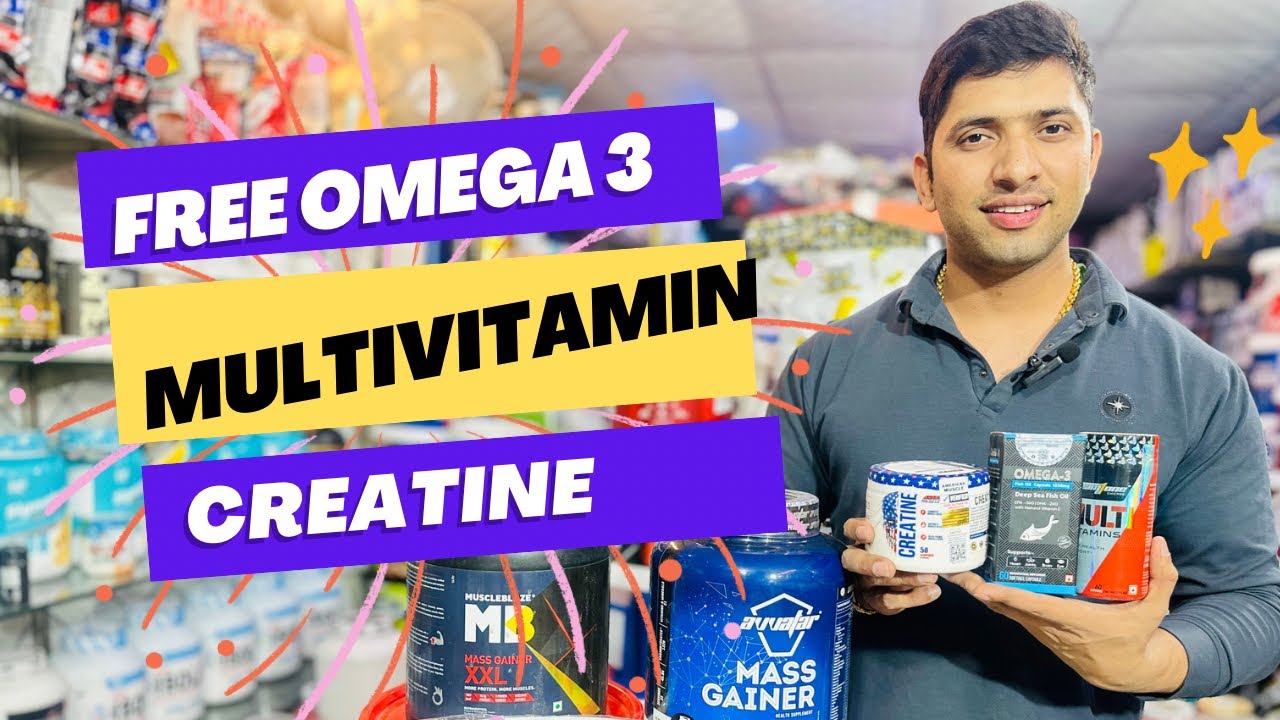 Free Multivitamin, Omega 3, Creatine with every Products #creatine # ...