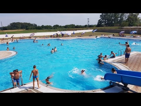 Lipolist bazen, Šabac, Srbija - YouTube