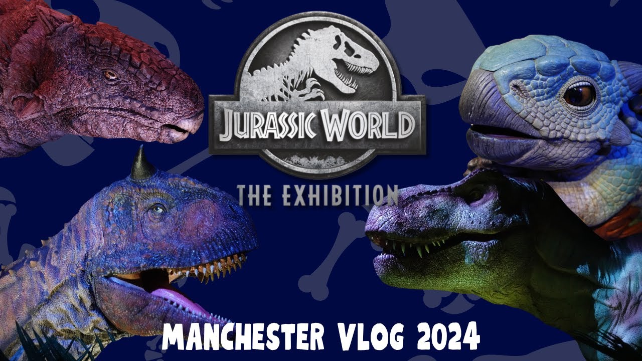 Jurassic World Exhibition Manchester 2024 FULL WALK THROUGH - YouTube