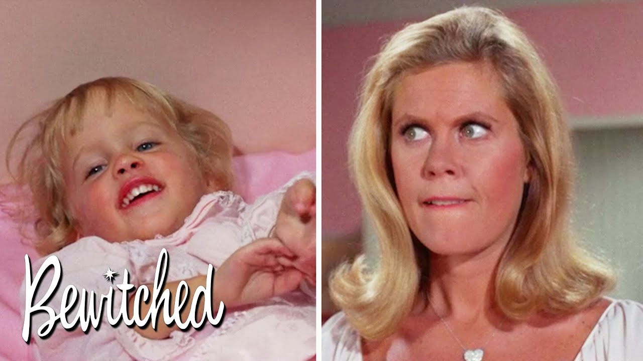 Samantha Encourages Tabitha To Not Use Witchcraft | Bewitched - YouTube