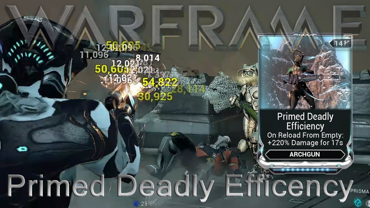 Warframe - Primed Deadly Efficency [Doubled Double Damage!] - YouTube