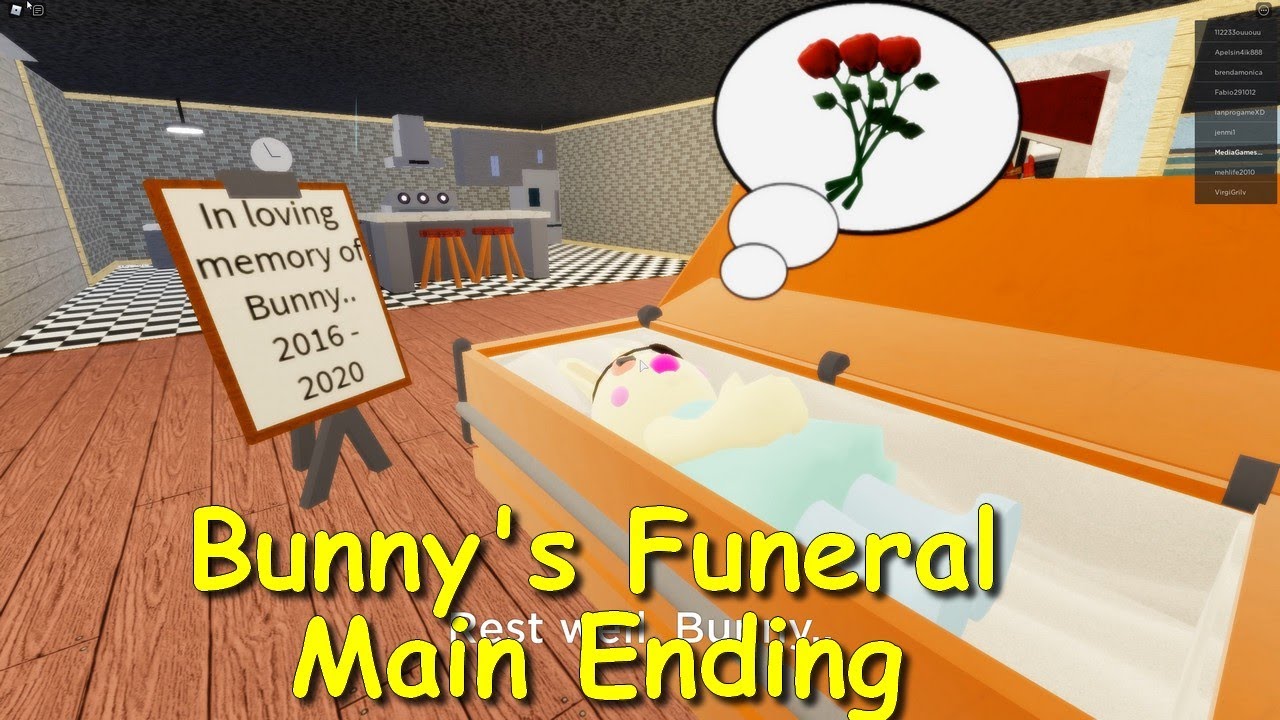 Main Ending | Bunny's Funeral (Piggy Fangame) - YouTube