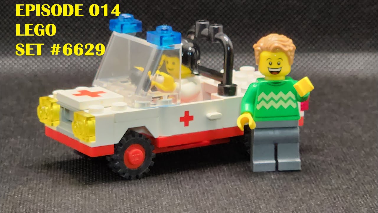 Building Lego Set #6629 (1981). Ambulance / Red Cross Car. Episode 014 ...