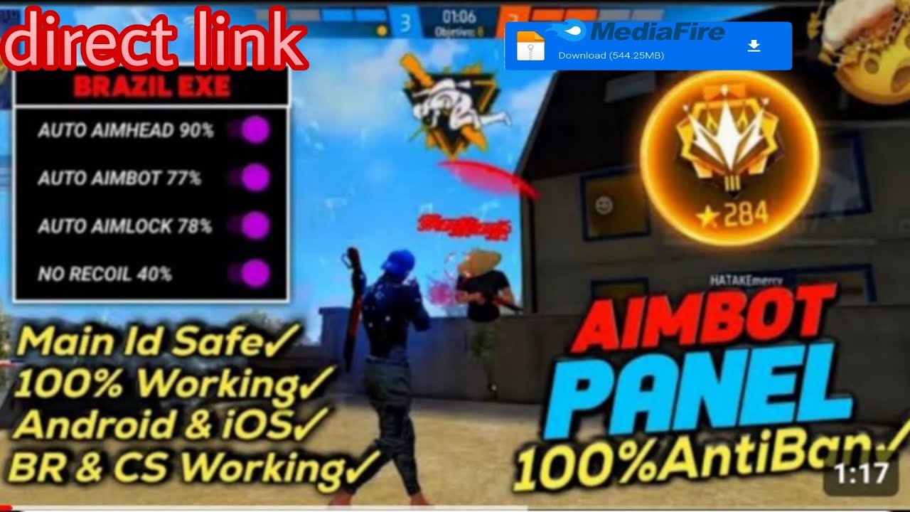 Free Fire OB 45 Brazilian 🇧🇷 MACRO PANEL FF Apply For Android 📲 Free Fire SCARLET Regedit - YouTube