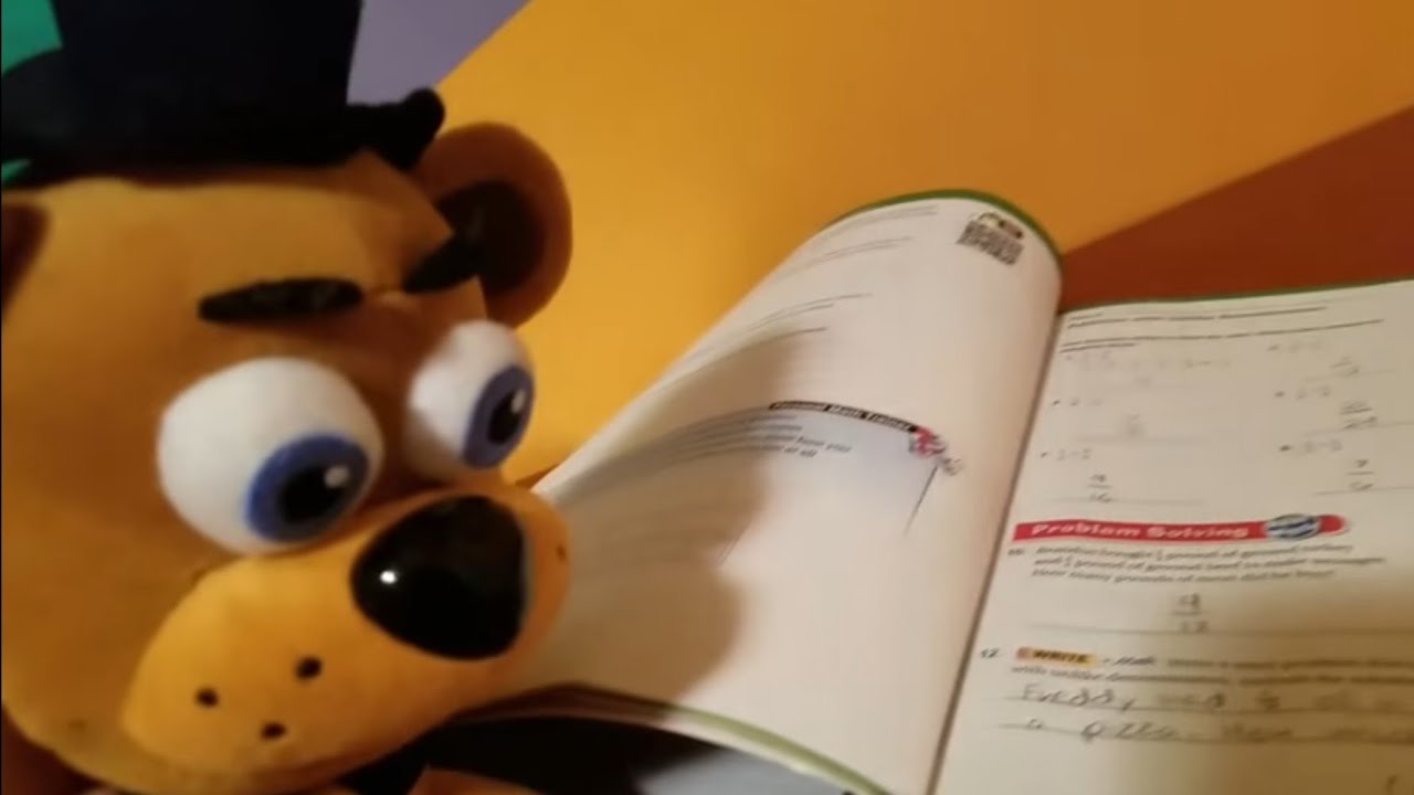 FNaF Plush - Freddy's Math Homework - YouTube