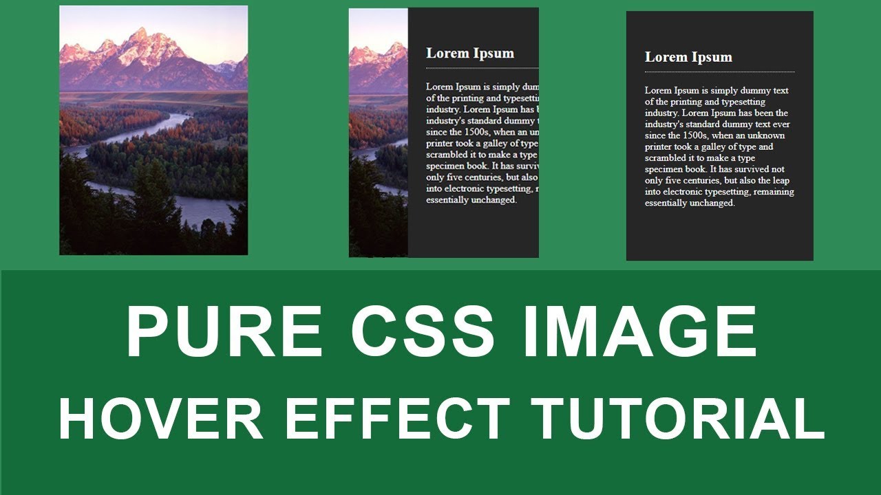 Pure CSS Image Hover Effect Design Tutorial 1 YouTube pure-css-image-hover-effect-design-tutorial-1-youtube
