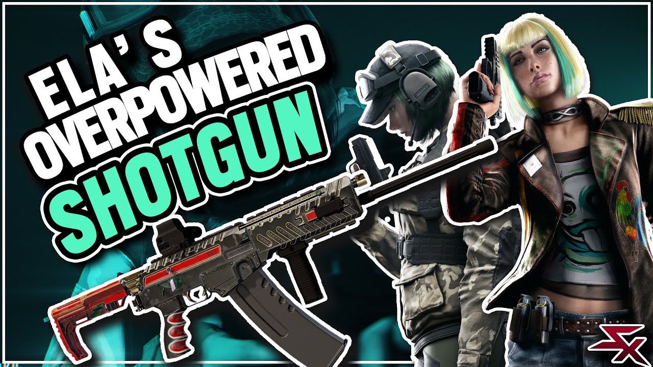 ELA'S OVERPOWERED SHOTGUN - Rainbow Six Siege - YouTube