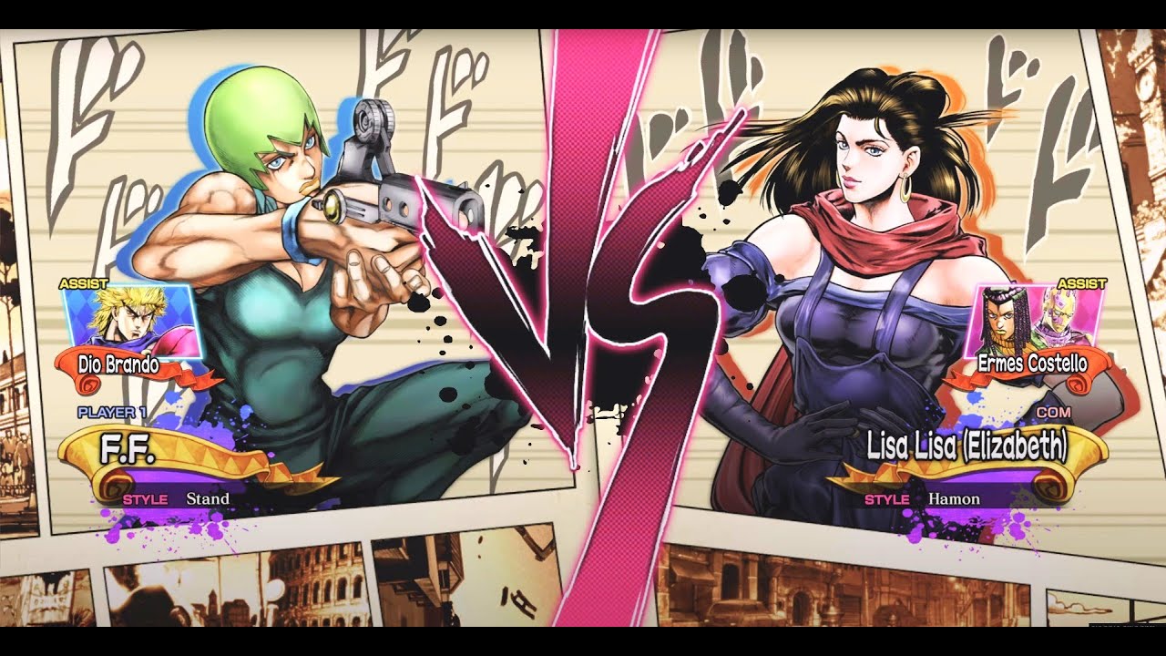 "High-Stakes Battle: F.F. vs Lisa Lisa - JoJo's All-Star Battle R PS5 ...