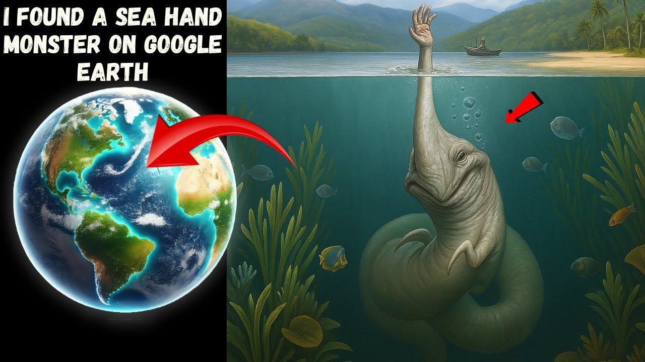 I found a Sea Hand Monster on Google Earth & Google Maps! - YouTube