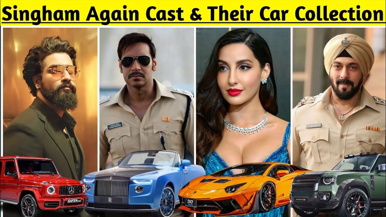 Singham Again Cast Their Car Collection | Singham Again Box Office ...