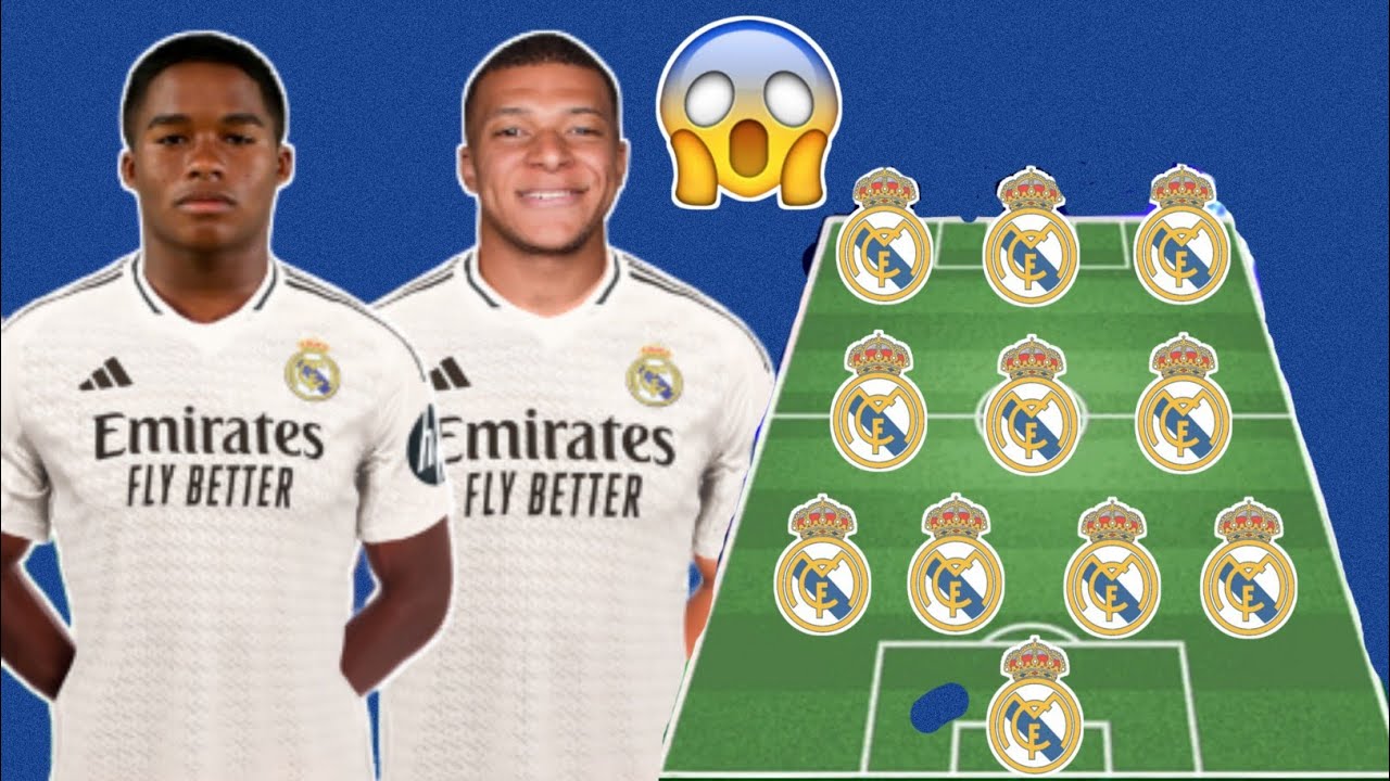 Real Madrid Next Season Lineup With Mbappe & Endrick 😍 Real Madrid News ...