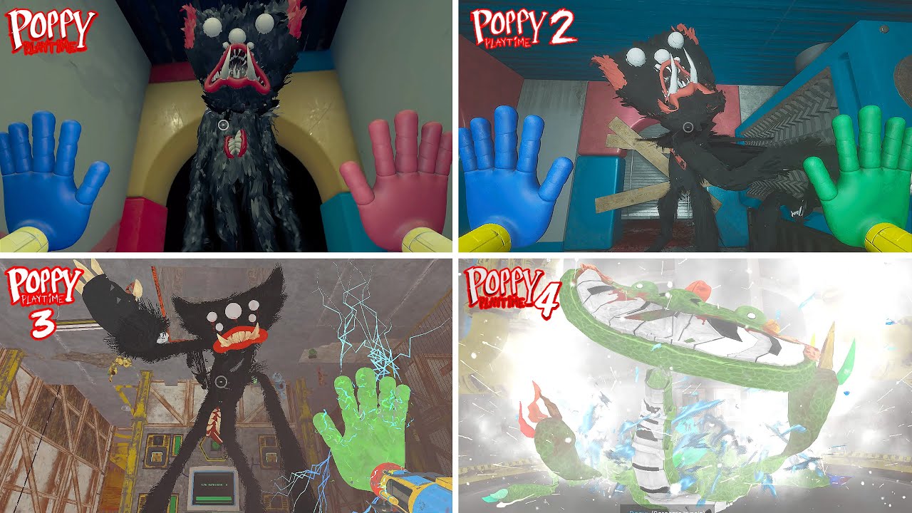 Poppy Playtime FULL SERIES Gameplay (Ch.1–4) – Endless Nightmares - YouTube