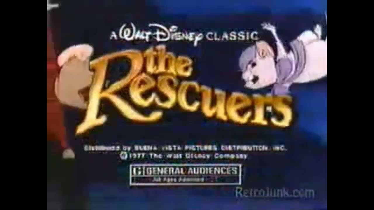 The Rescuers re-release commercials 1989 - YouTube