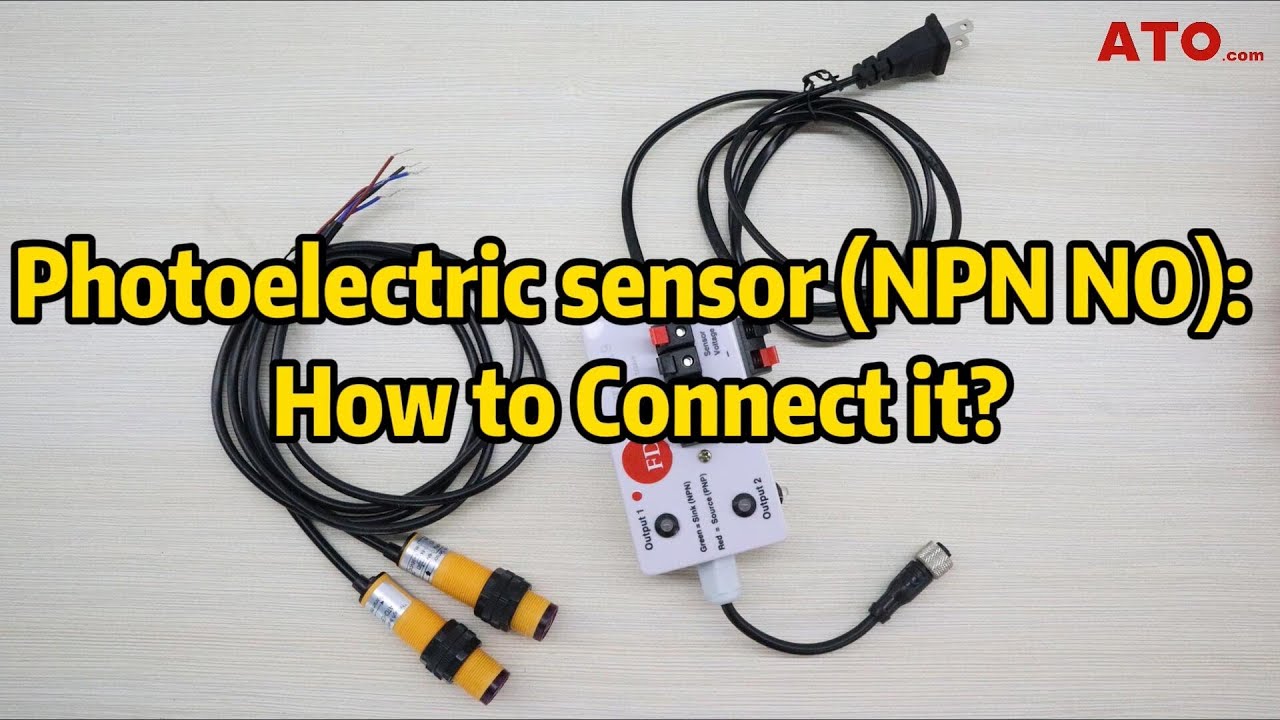 Wiring and Testing Photoelectric Sensor #howto - YouTube