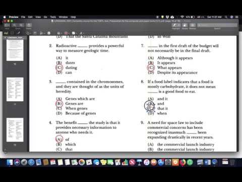 TOEFL ITP EXERCISE REVIEW SKILLS 1-12 - YouTube