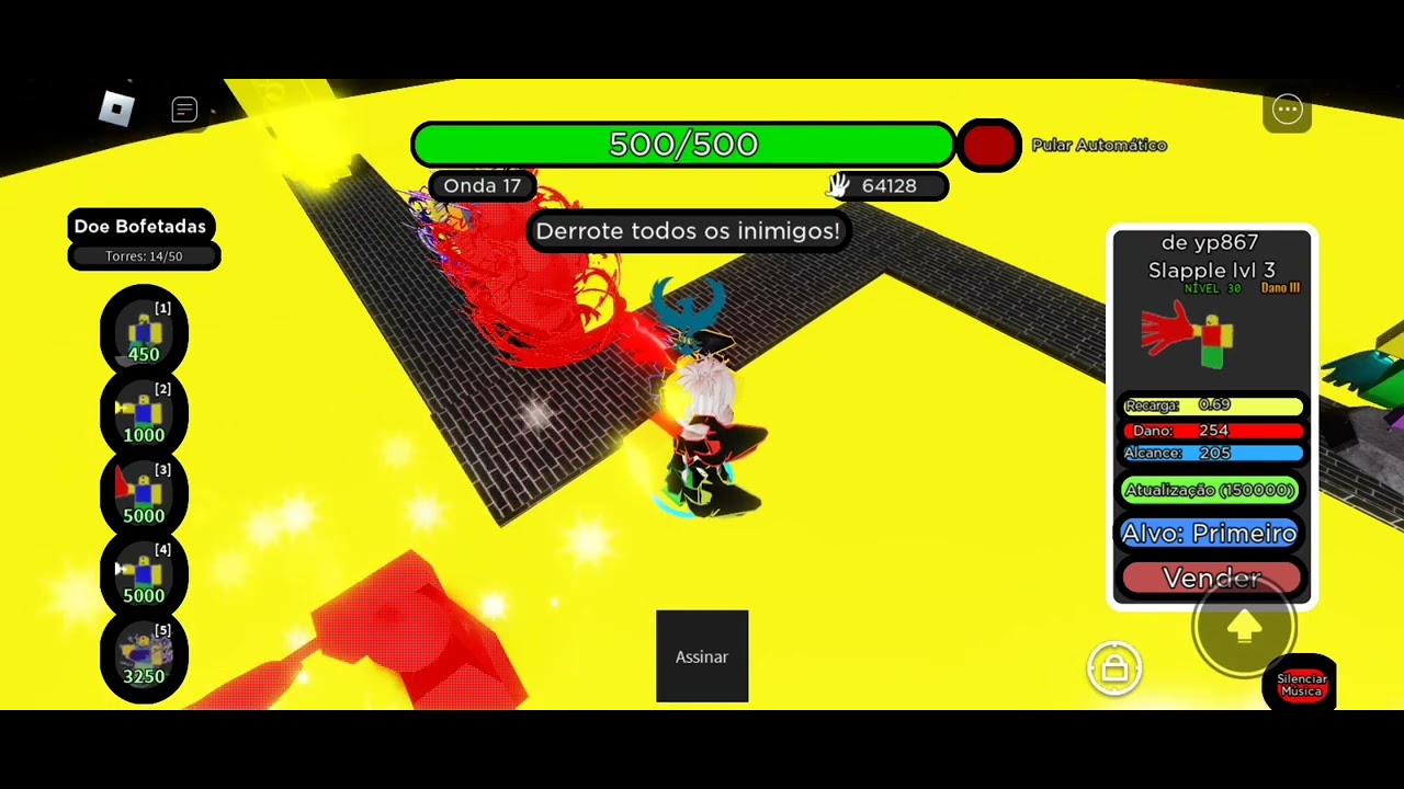 Slap Battles Tower Defense #1: How To Beat Sun Mode (Unlockables: Sun ...