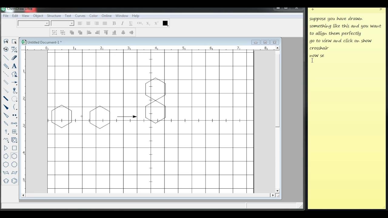How to draw simple chemical structures with chemdraw Lesson 7 (how to ...