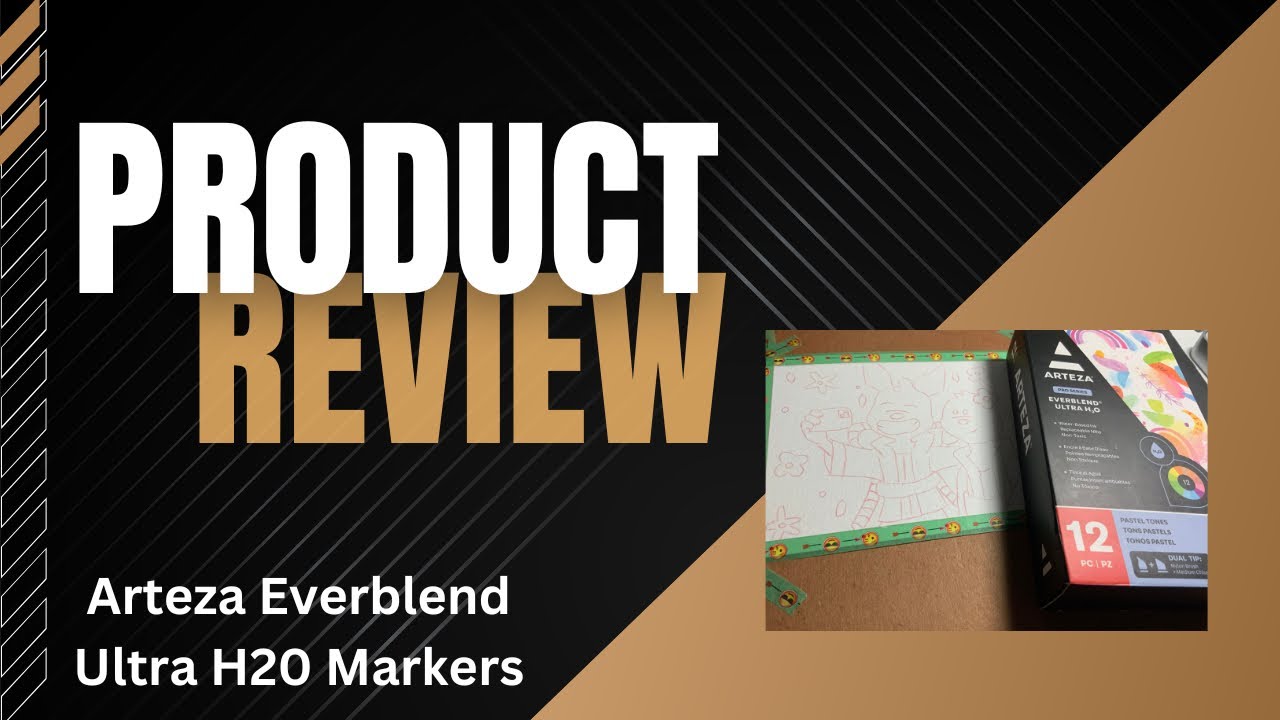 @arteza Everblend Ultra H20 Markers Review - YouTube