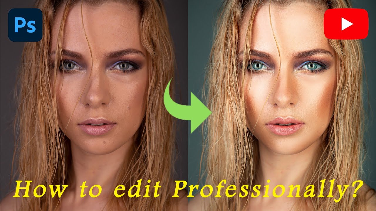 Professionally Photo Editing Tutorial - Photoshop Tutorial - YouTube