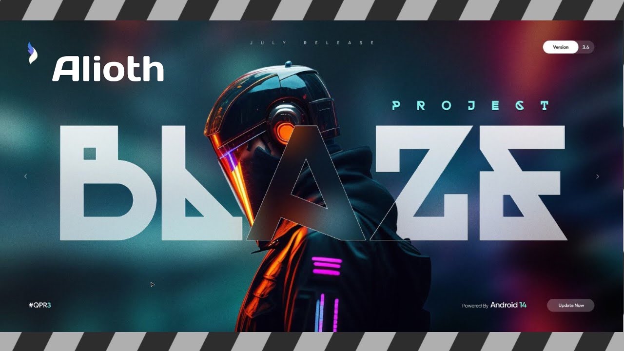 Project Blaze v3.6 MI 11X Poco F3 Android 14 July Update Alioth - YouTube