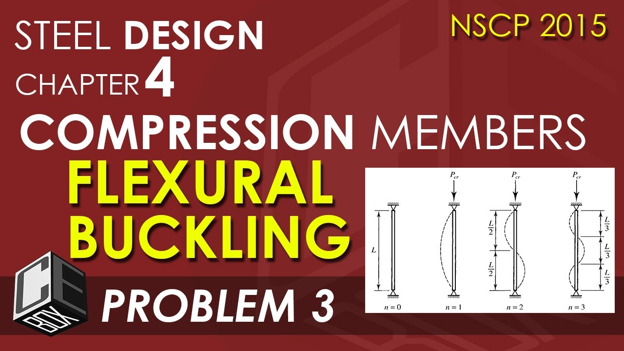Steel Design Chapter 4 Flexural Buckling Problem 3 (PH) - YouTube
