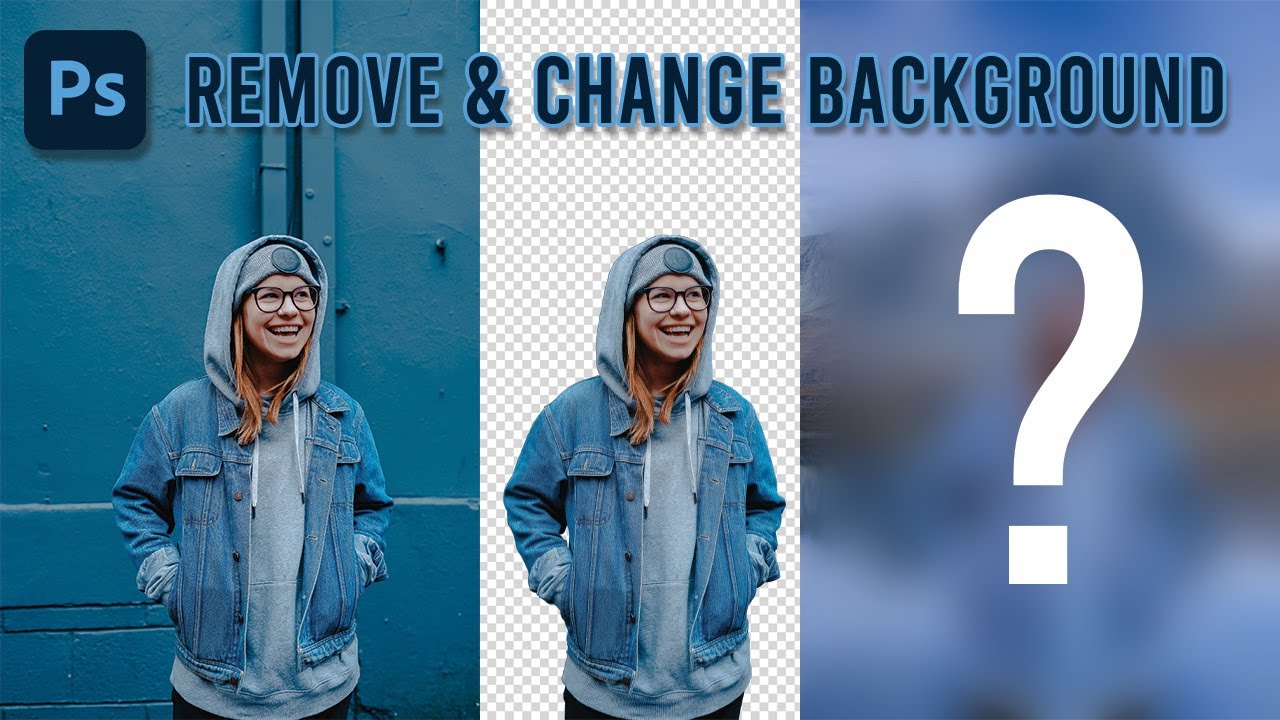 How To Professionally Remove & Change Background In Photoshop!! - YouTube