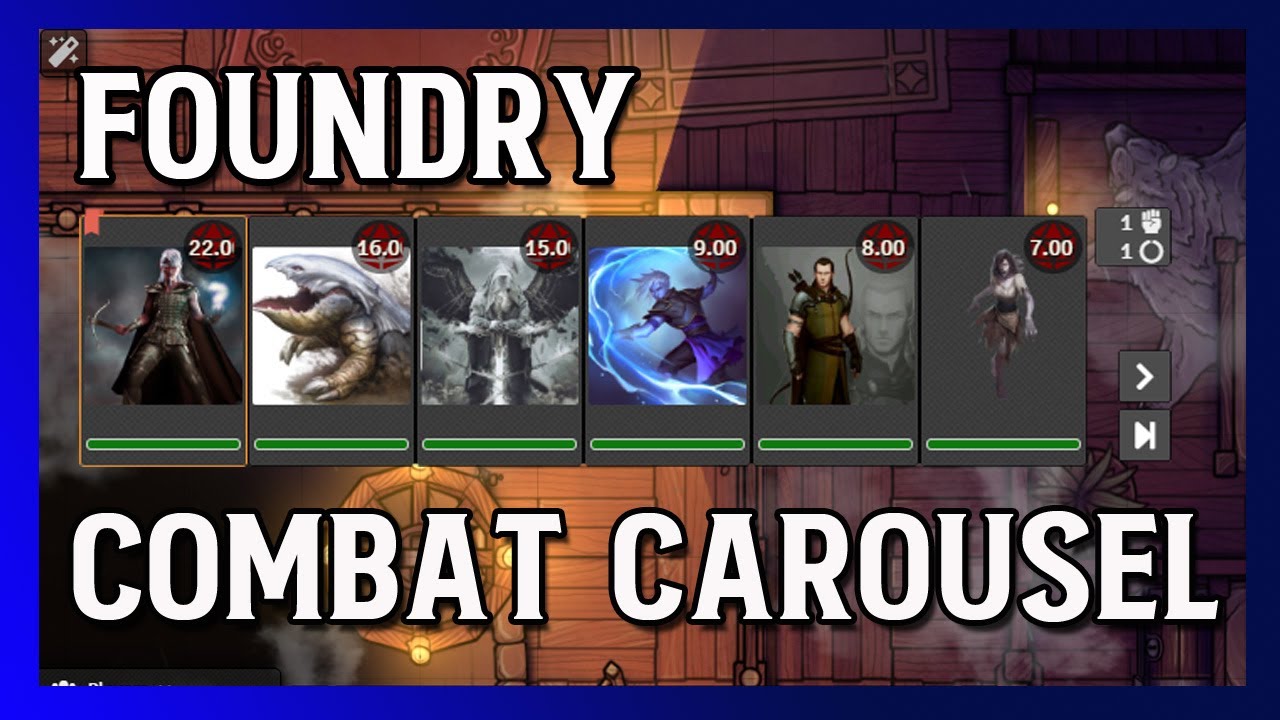 Foundry VTT - Modulos - Combat Carousel - YouTube